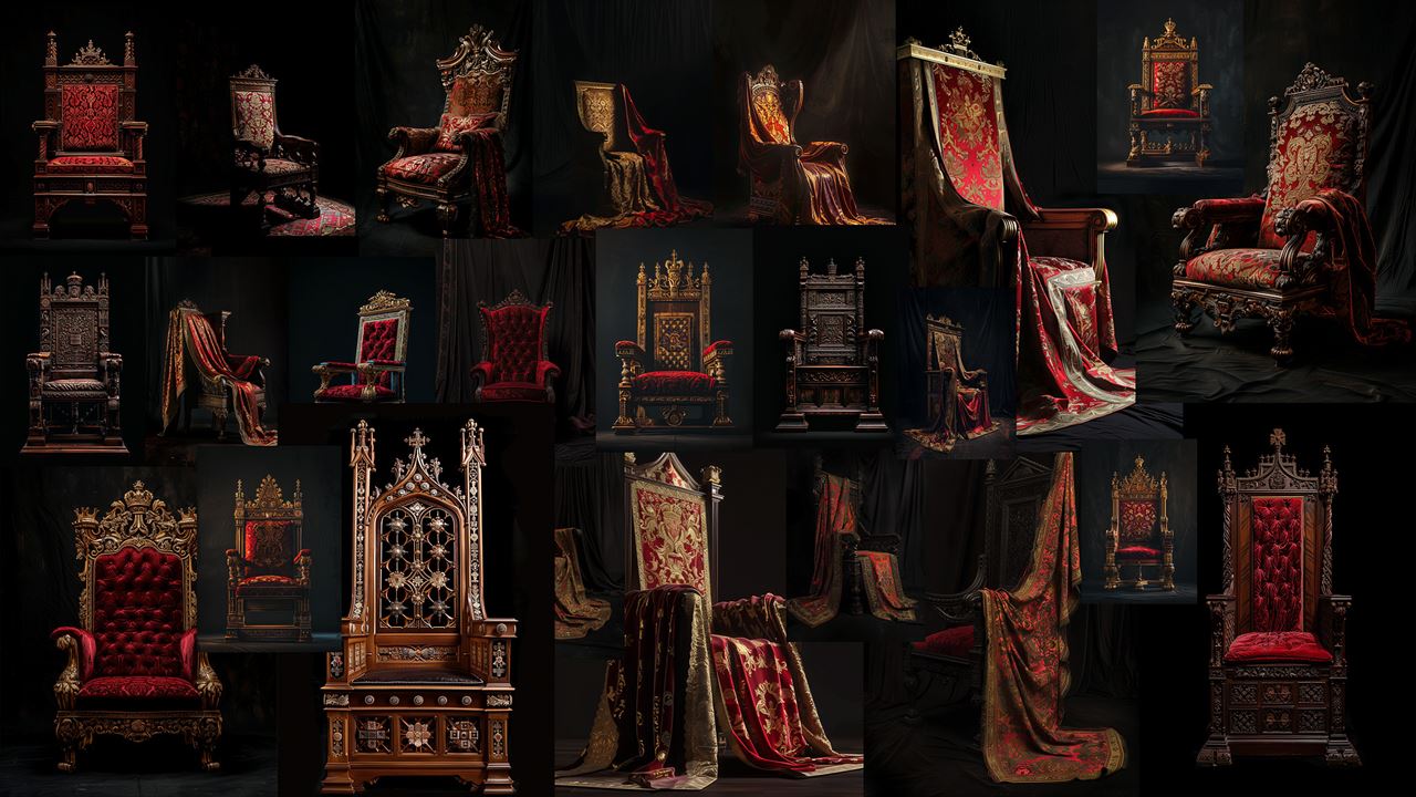 Historical Throne Overlays | Studio Masters
